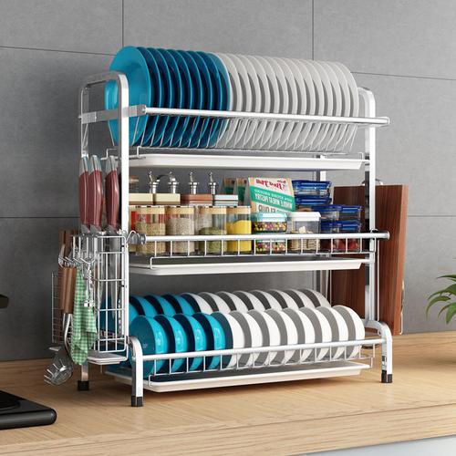 Jual PREMIUM Rak Piring Dish Wash Dryer Sink Rack Wastafel Kitchen ...