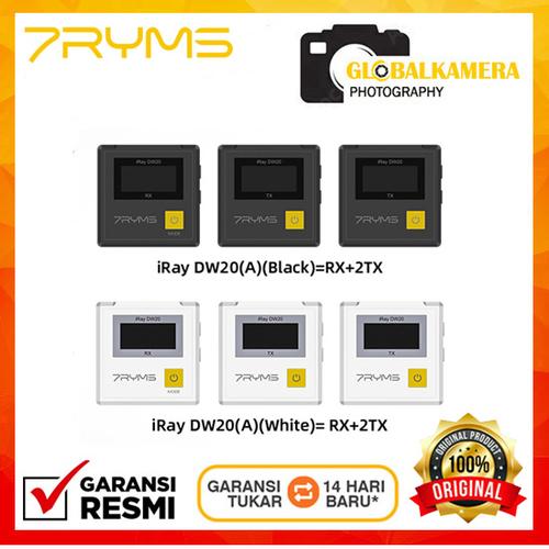 Jual 7Ryms iRay DW20 (A) Wireless Mic Microphone for Camera & Smartphone - Hitam - Jakarta Barat ...