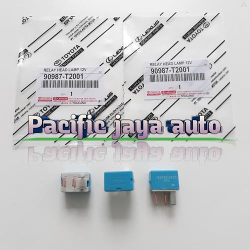 Jual Relay head lamp (biru) kaki 4 12 volt toyota avanza/innova/ht-130 ...