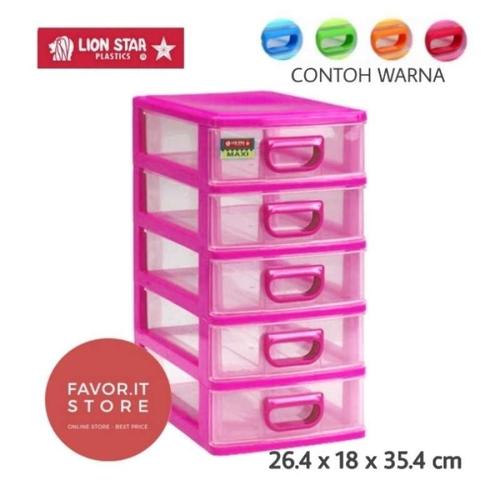 Jual LION STAR EC-34 ESTIMA MAXI CONTAINER LACI PLASTIK M4 SUSUN 4 ...