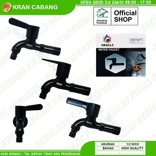 Jual Kran Air Taman Oracle Black Series Keran kamar Mandi 1/2 Inch ...