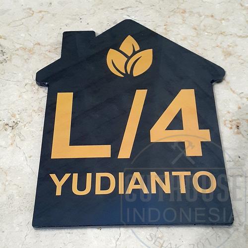 Jual NMR007 NOMOR RUMAH - wall decor hiasan dinding papan nama alamat ...
