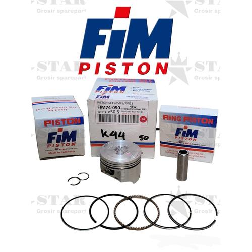 Jual PISTON KIT BEAT ESP K44 / BEAT POP / BEAT STREET / VARIO 110 ESP FIM 7 - 75 (50,75MM) - Kab ...