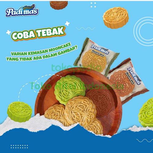 Jual PADIMAS Mooncake All Varian 60g/Kue Pia Cetak Jumbo Padimas Kacang ...