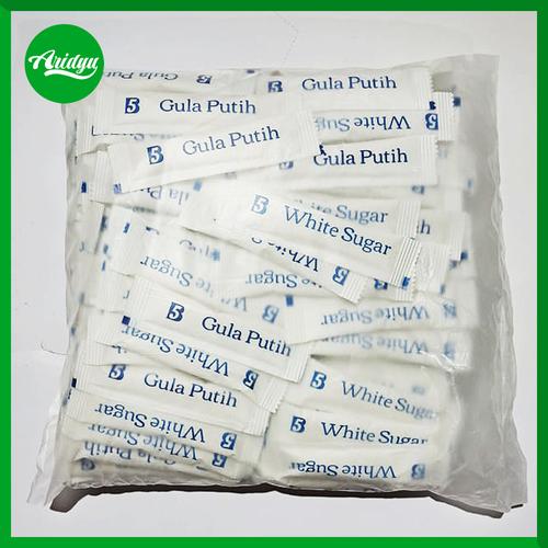 Jual White Sugar Stick | Gula Putih Stick | 240 pcs - 6 gram - Kota ...