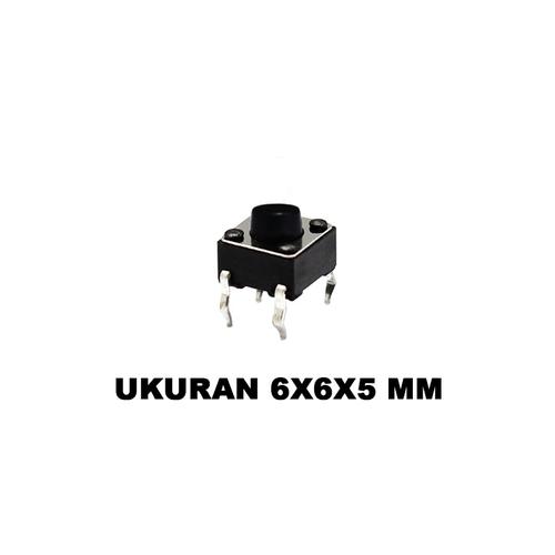 Jual EELIC PBT-6X6X5MM Switch push button 6x6x5 mm tombol saklar mini 4 ...