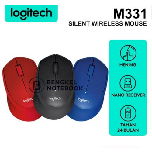Jual Mouse Wireless Logitech M331 Silent Click - Kota Medan - Bengkel notebook Medan | Tokopedia