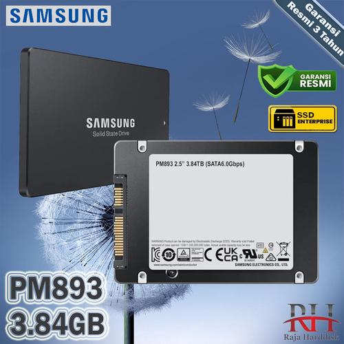 Promo Samsung SSD Server PM893 3.84TB Enterprise Class SATA Garansi 3 Tahun Cicil 0% 3x ...