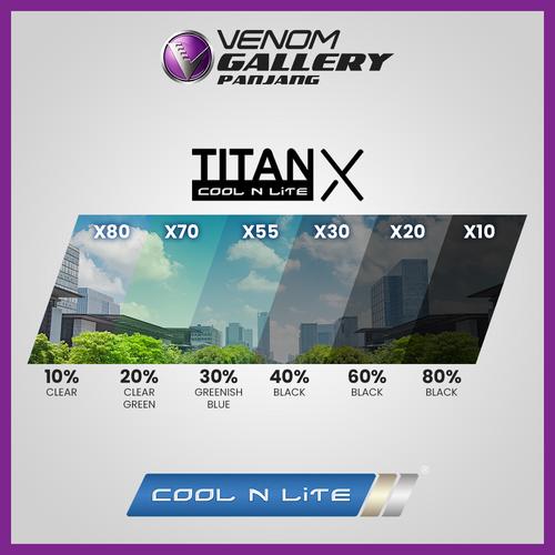 Jual Window Film by Coolnlite - TitanX Series X55 - 30% (Greennish Blue ...