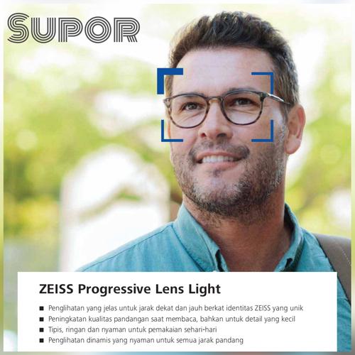 Jual Zeiss Lensa Progresif Light 3D anti radiasi Blue Ray nyaman ...