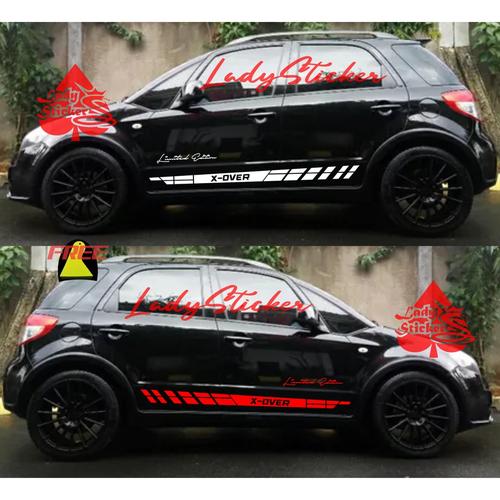 Jual STICKER STIKER MOBIL X OVER CUTTING STICKER MOBIL SUZUKI X OVER ...