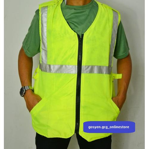 Jual Rompi Parasit/ Rompi Parkir/ Rompi Safety Proyek Hijau/Rompi hijau ...
