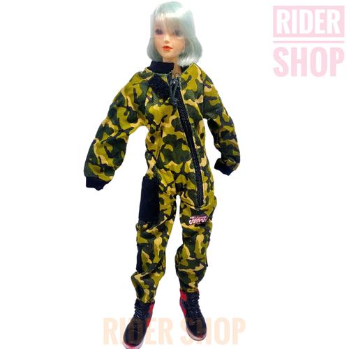 Jual 1/6 long suit dress baju cosplay female army tbleague kitbash ...