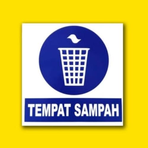 Jual STIKER VINYL TEMPAT SAMPAH 20X20 CM SIGN RAMBU K3 - Jakarta Utara ...