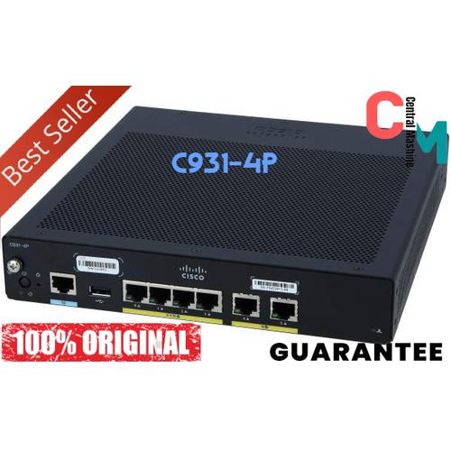 Jual C931-4P Cisco 931 Gigabit Ethernet Security Router - Kota Bandung ...
