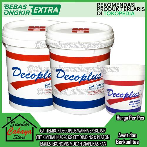 Promo CAT TEMBOK INTERIOR DECOPLUS WARNA EKSKLUSIF (TITIK MERAH) UK 20 ...