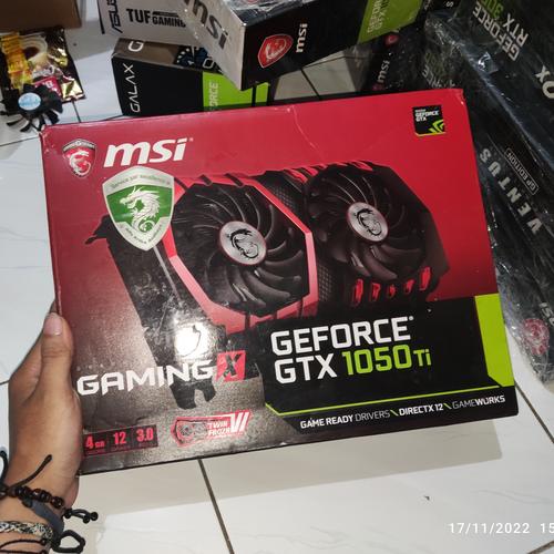 Jual Dus Box Vga MSI GTX 1050 ti Gaming X Dual Fan Original - Kota ...