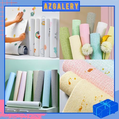 Jual Az Wallpaper Dinding Foam Linen Roll Tahan Air Stiker Ruangan ...