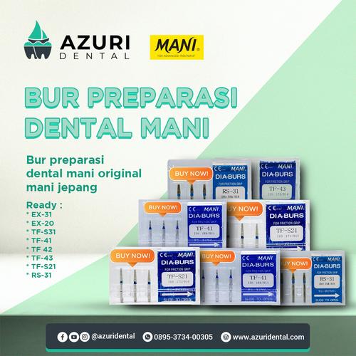 Jual BUR PREPARASI DENTAL MANI - TF-43 - Jakarta Timur - azuri dental | Tokopedia