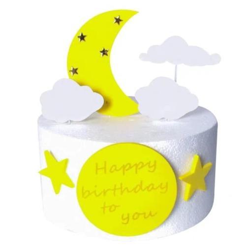 Jual topper set bintang awan happy birthday topper ulang tahun ...