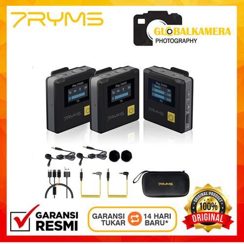 Jual 7Ryms iRay DW20 (A) Wireless Mic Microphone for Camera & Smartphone - Hitam - Jakarta Barat ...