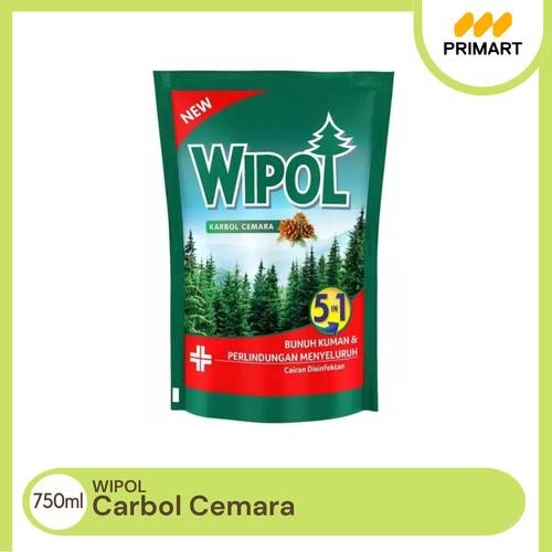 Promo WIPOL SABUN KARBOL PEMBERSIH LANTAI CEMARA POUCH 750ml - Kota ...