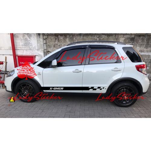 Jual CUTTING STICKER MOBIL SUZUKI X OVER STICKER LIST MOBIL SUZUKI X ...