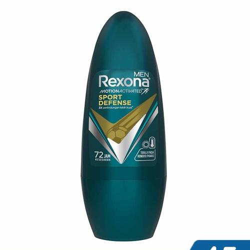Jual Rexona Men Anti-Perspirant Deodorant Roll On Sport Defence 45Ml ...