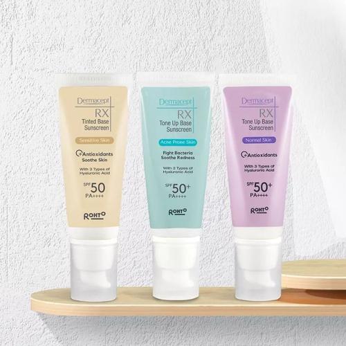 Jual Dermacept RX tone up tinted base sunscreen cream SPF 50+ sunblock ...