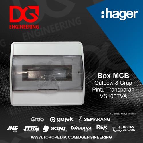 Jual Hager VS118TM Box MCB Outbow Transparant 18 Modul / Group - Kota Semarang - DG Engineering ...