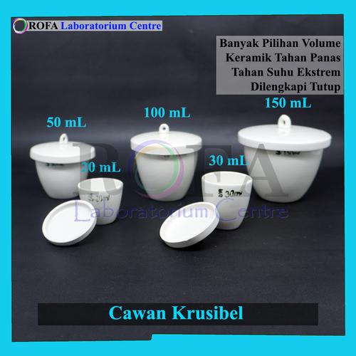 Jual Cawan Krusibel / Porselen Krusibel / Crucible Cup / Crucible ...