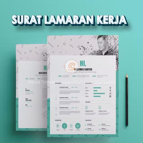 Jual Surat Lamaran Kerja | Curriculum Vitae | CV ATS - Portofolio ...