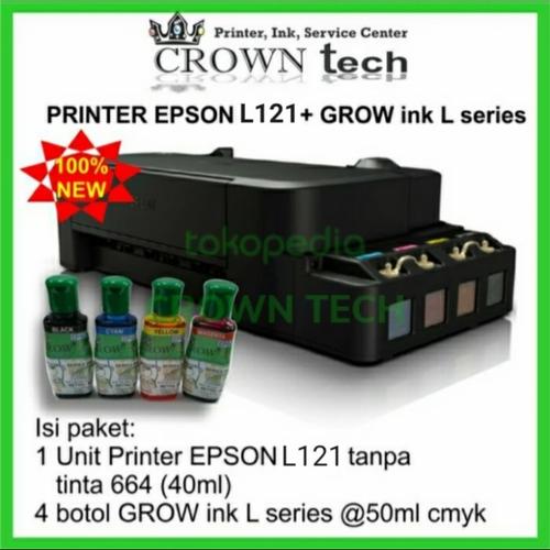 Jual Printer Epson L120 upgrade tinta GROW ink formula anti buntu ...
