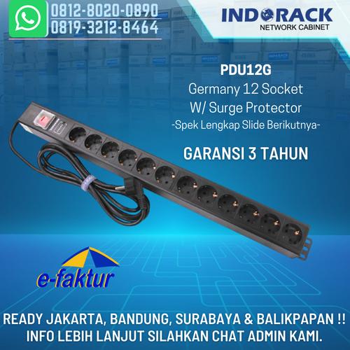 Jual INDORACK PDU 12 SOCKET - POWER DISTRIBUTION UNIT INDO C13-C14 ...
