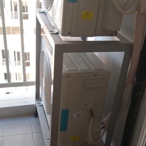 Jual Dudukan Bracket Ac Outdoor 2 susun Apartment Pik 2 - Hitam, plat ...