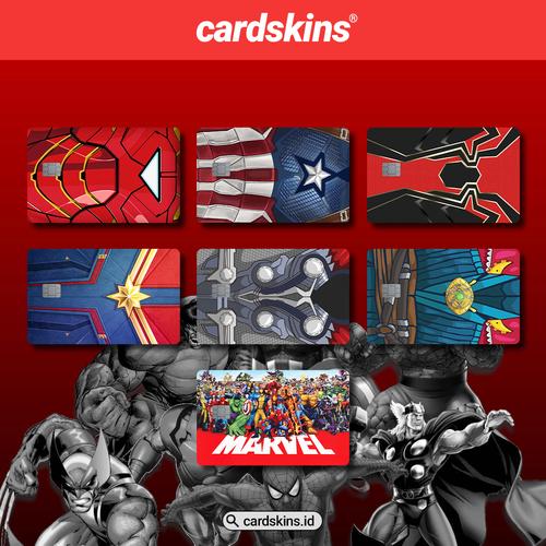 Jual MARVEL SUIT SPECIAL HOLOGRAM | Skin/Sticker Kartu ATM - Spider Man ...