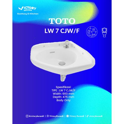 Jual WASTAFEL SUDUT TOTO LW 7 CJW/F PUTIH BODY ONLY / WASTAFEL TOTO ...