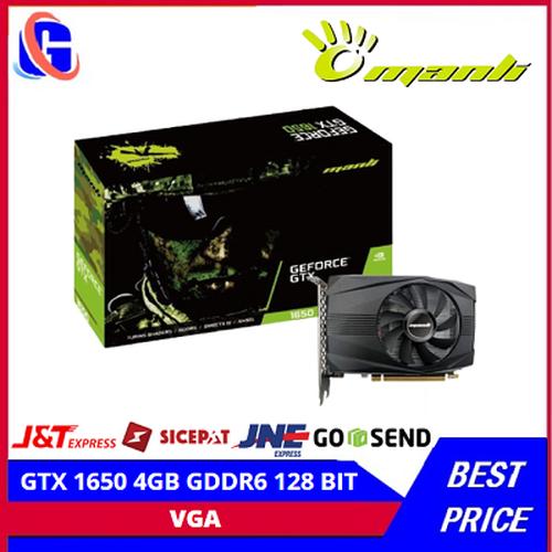 Jual MANLI GTX 1650 4GB GDDR6 128 BIT - VGA COOLER - Kota Bandung ...