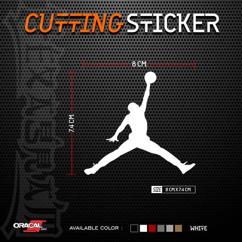 Jual Cutting Sticker Jordan Air Logo | Stiker Jordan - Abu Tua - Kota ...
