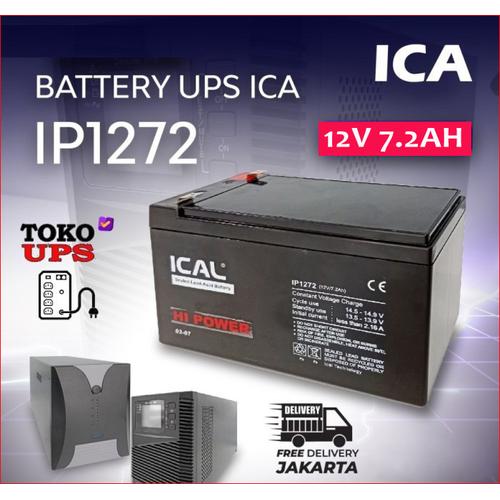 Promo Baterai UPS ICA ICAL 12V 7.2AH - Jakarta Pusat - TokoUPS | Tokopedia