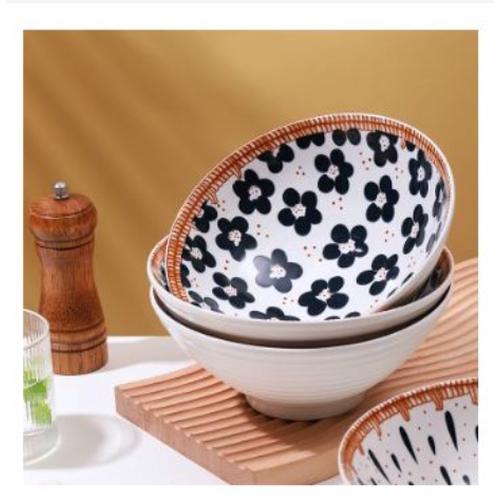 Jual Mangkok Keramik Motif Anyaman Ukuran 20cm - M ramen batik ...