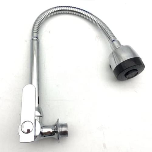 Jual Kran Kitchen Sink Flexible Angsa Dinding Mavis / Kran Sink Tembok ...