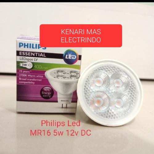 Jual PHILIPS ESSENTIAL LED MR16 5W 5-50W 12V LED SPOT HALOGEN 5W 12V ...