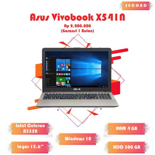 Jual Laptop Asus Vivobook X541N RAM 4GB HDD 500GB 15" 2 jutaan Mulus ...