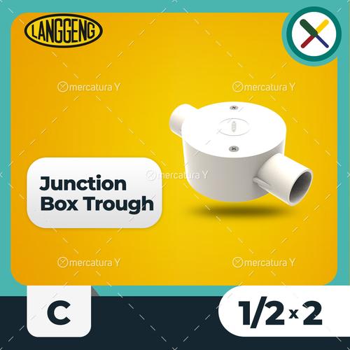 Jual Sambungan Listrik Conduit Junction Box Through 1/2 x 2 - Fitting ...