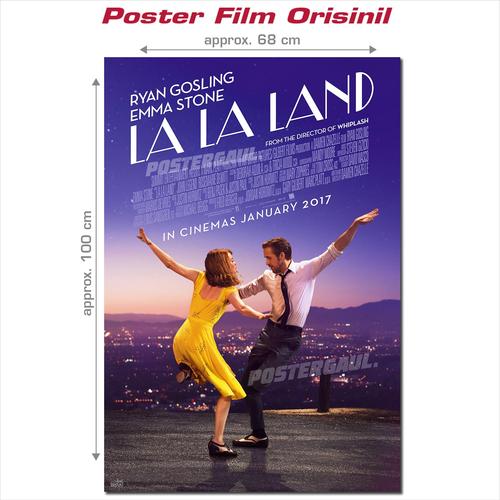 Jual Poster Film LA LA LAND - original Indonesian one sheet, 68 x 100 ...