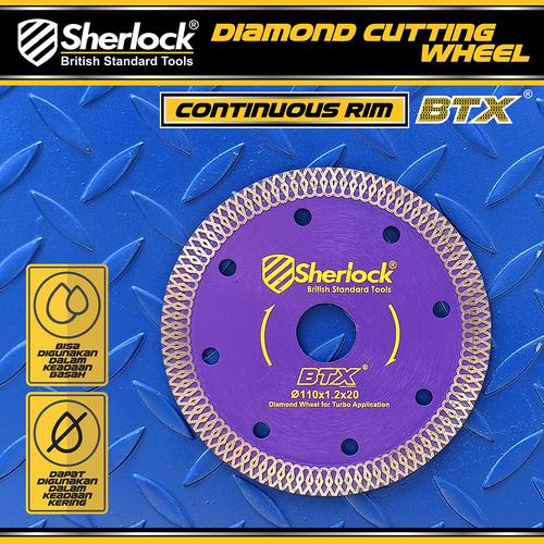 Jual Super Thin 1.2 mm Diamond Wheel 4" Sherlock Mata Potong Keramik BTX - Jakarta Timur ...
