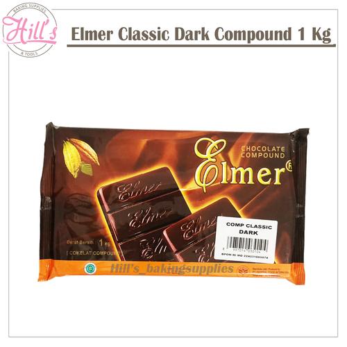 Jual ELMER CLASSIC DARK CHOCOLATE COMPOUND 1 KG / COKLAT MASAK BATANG ...