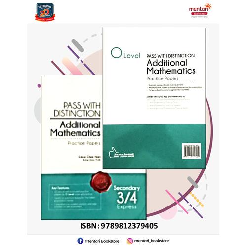 Jual Pass with Distinction Add Maths Practice Paper | Latihan ...