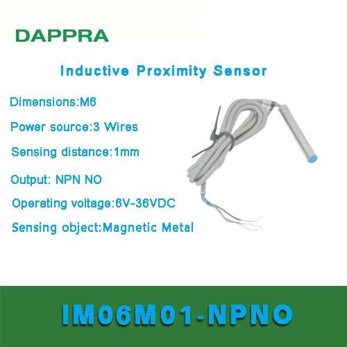 Jual NPN NO DC M6 1mm 6V To 36V dia 6mm Inductive Proximity Sensor OB48 ...